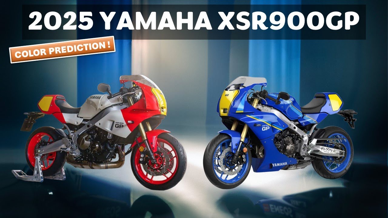 NEW COLOR PREDICTION !! 2025 YAMAHA XSR900GP - YouTube
