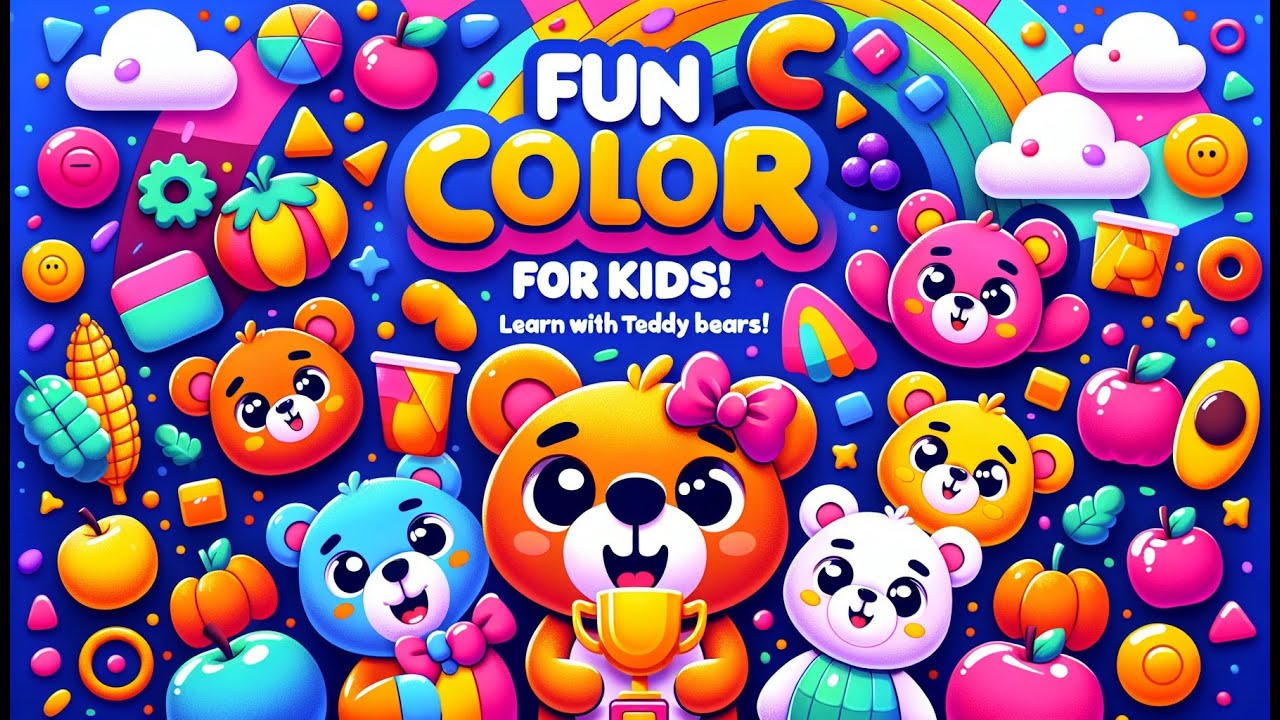 Fun Color Game for Kids! 🏆 Learn With Teddy Bears! - YouTube