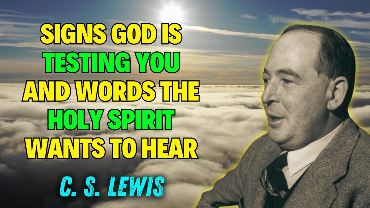 Signs God Is Testing You and Words the Holy Spirit Wants to Hear - C. S ...