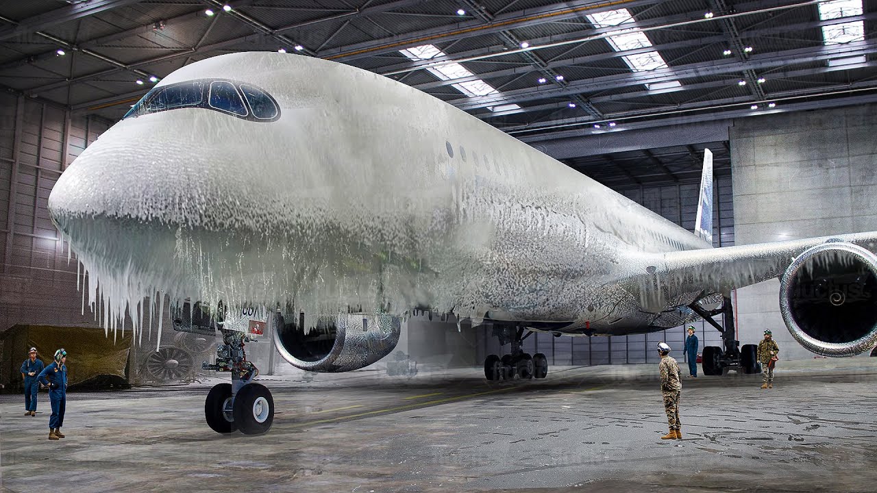 How Brand New 370 Million $ Aircraft Are Cruelly Tested Inside Giant ...