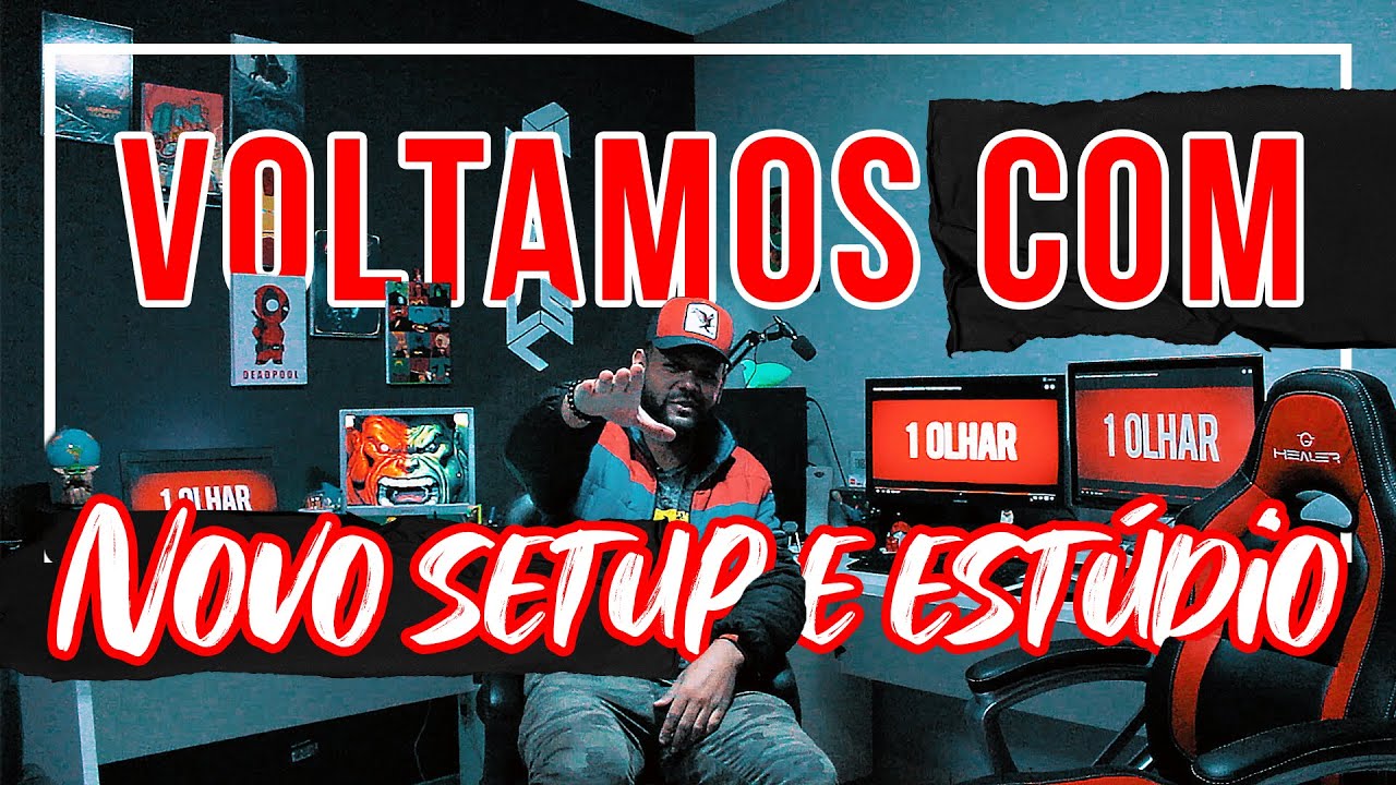 Como montar o seu SETUP e ESTÚDIO NOVO, de forma versátil e acessível 🔴 ...