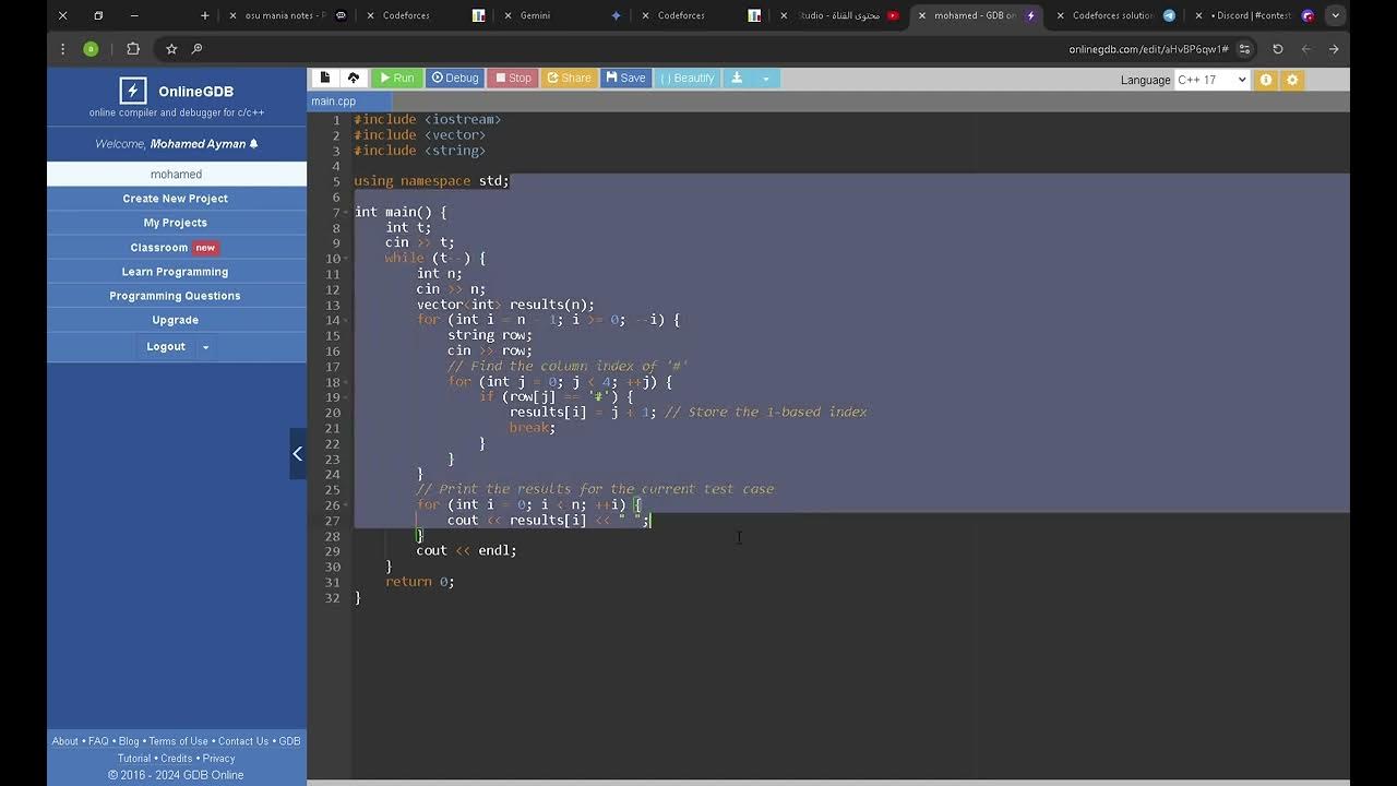Codeforces Round 971 (Div. 4) solution B - osu!mania - YouTube