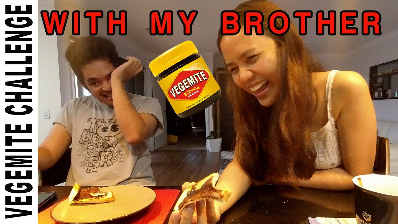 VEGEMITE CHALLENGE WITH MY BROTHER - YouTube