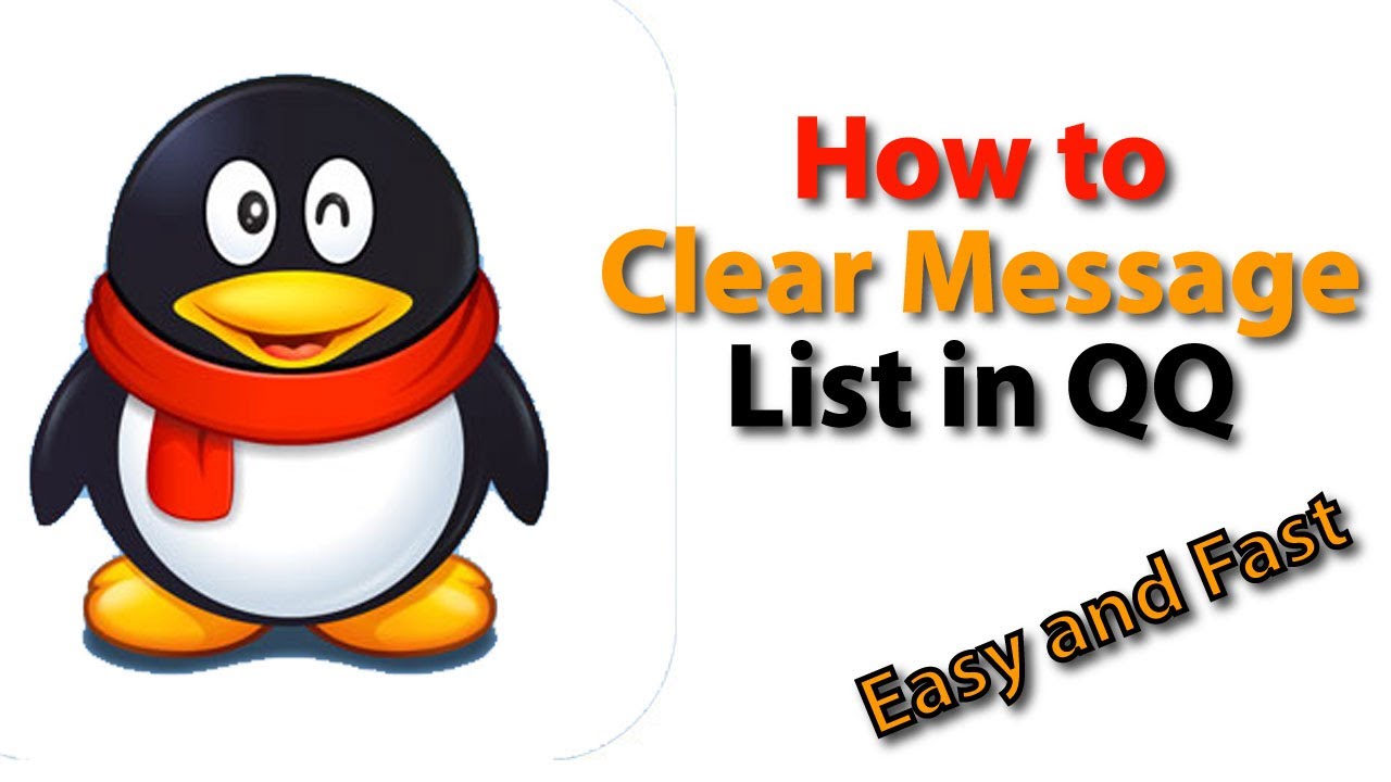 How to clear the message list in qq || How to delete message list in qq ...