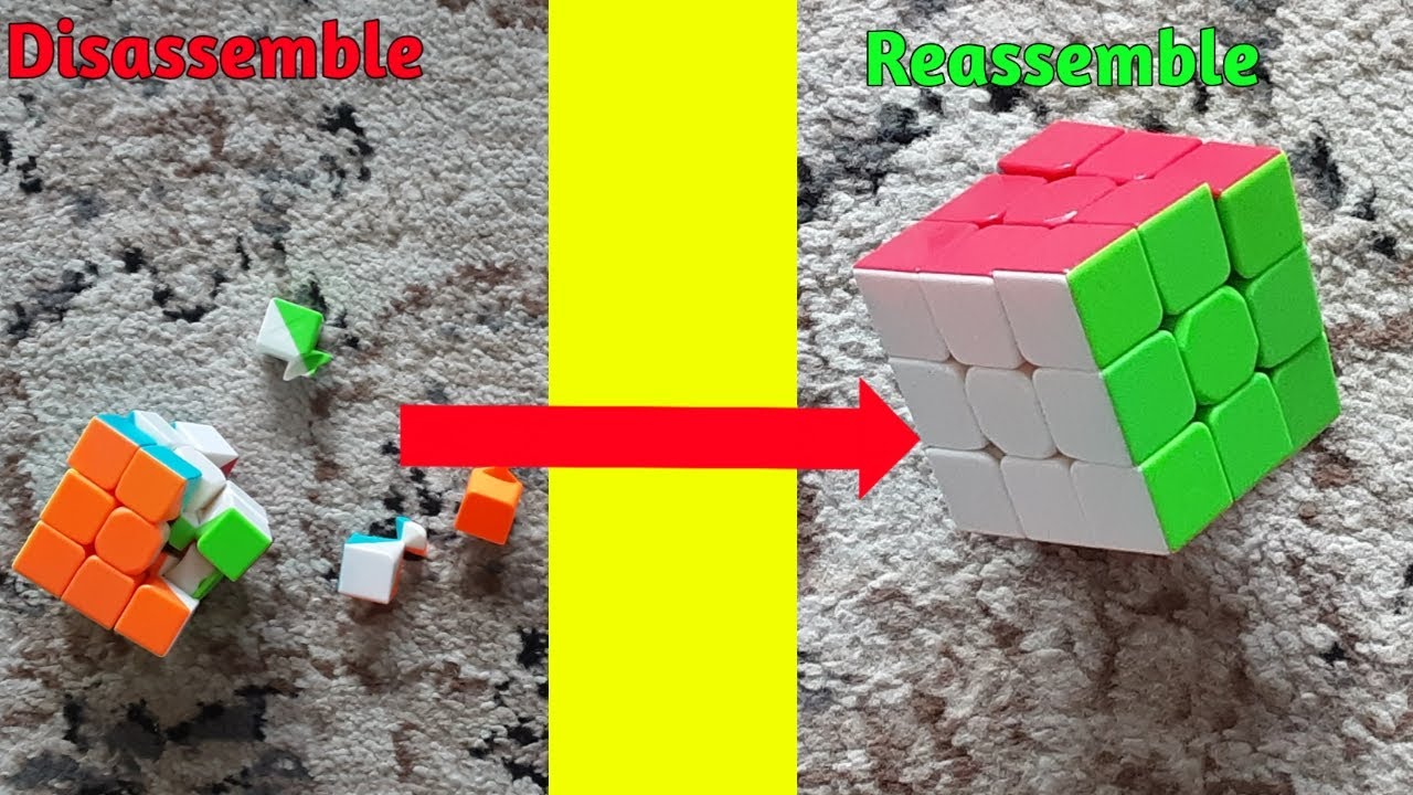 How to Reassemble & Disassemble a cube - YouTube