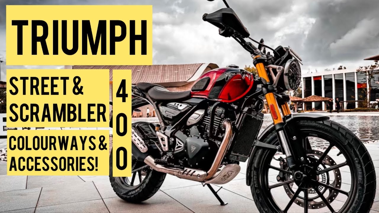 Triumph Street 400 & Scrambler 400x - all colour options and most ...