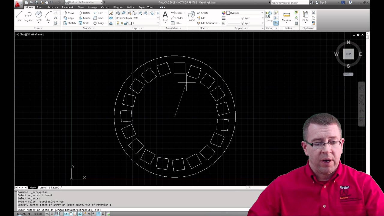 Polar Array Command With AutoCAD YouTube polar-array-command-with-autocad-youtube