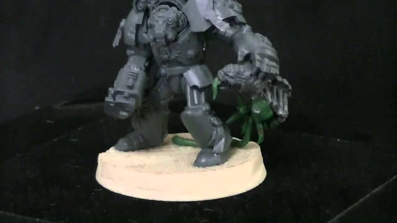 Terminator crushing Genestealer conversion - YouTube