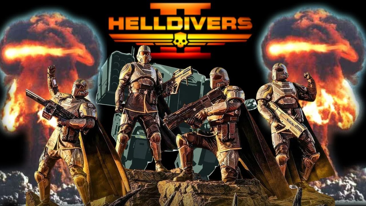 HellDivers 2 - Sneak in some hell diving.. HELLDIVERS, to your hell pods! Hell yeah! - YouTube