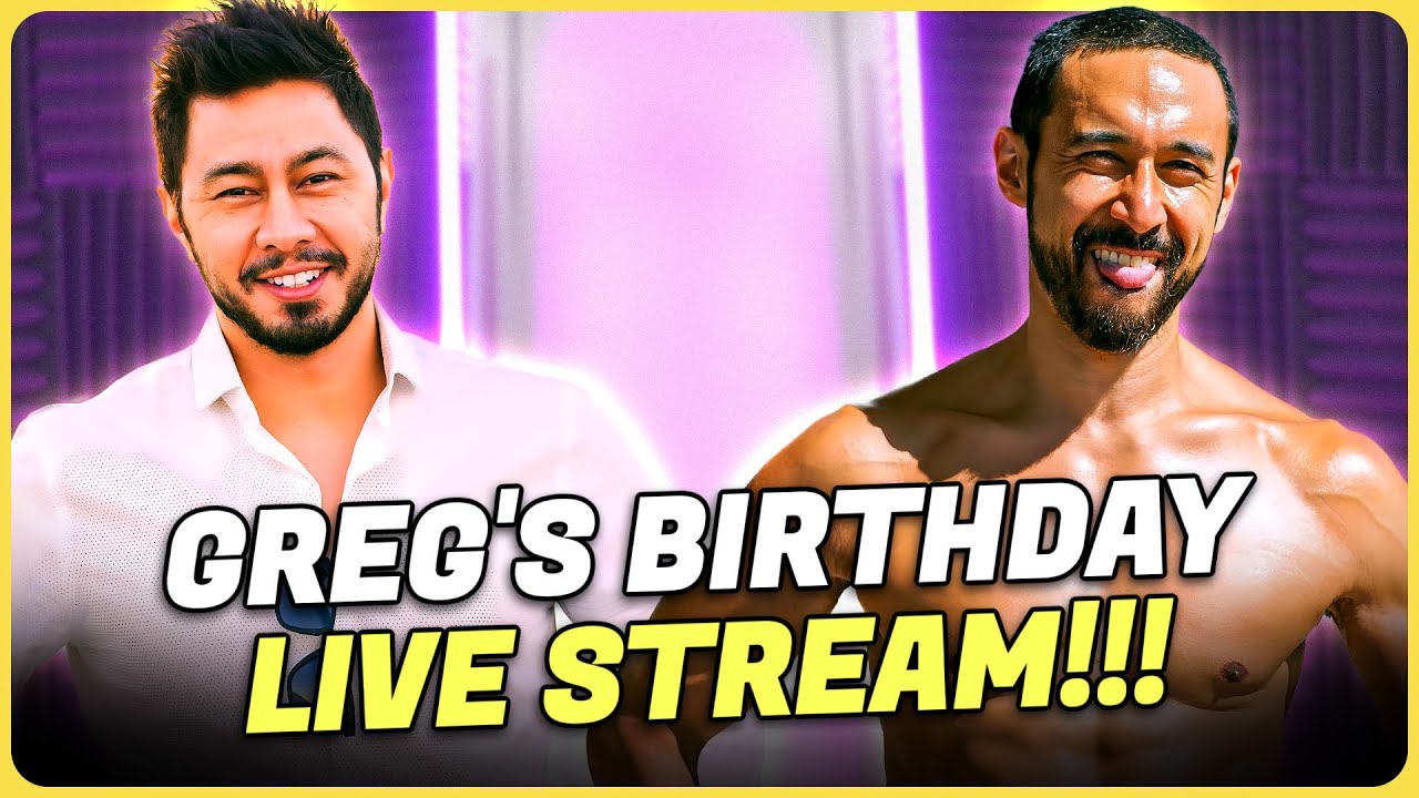 GREG'S BIRTHDAY STREAM!! (Feat. Cinepals & Six Pack Reveal) The Real ...