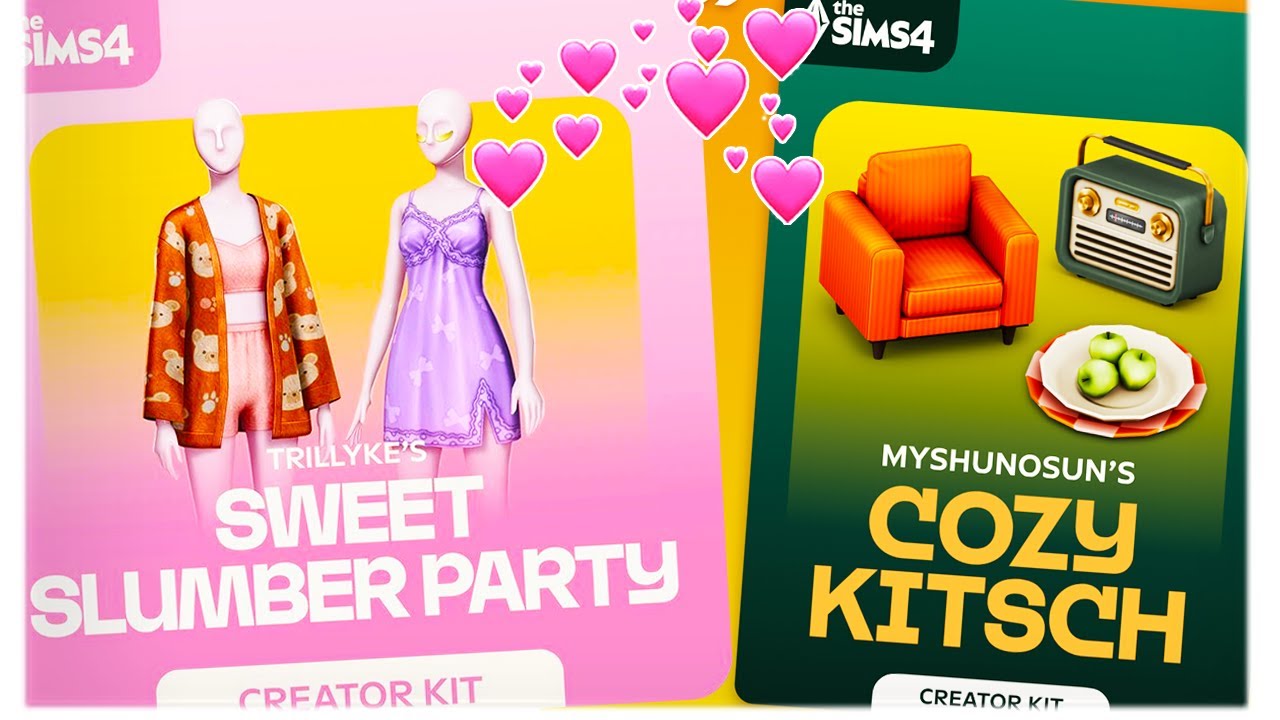 OMG! These New Kits Look So Good - Sims 4 Sweet Slumber Party & Cozy ...