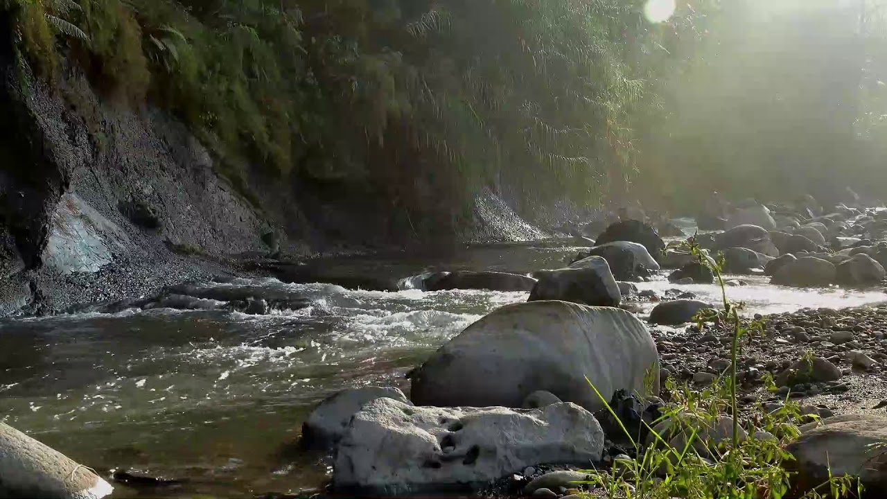 30 Minutes OM Chants with Water Sounds | Natural Heal Music ...