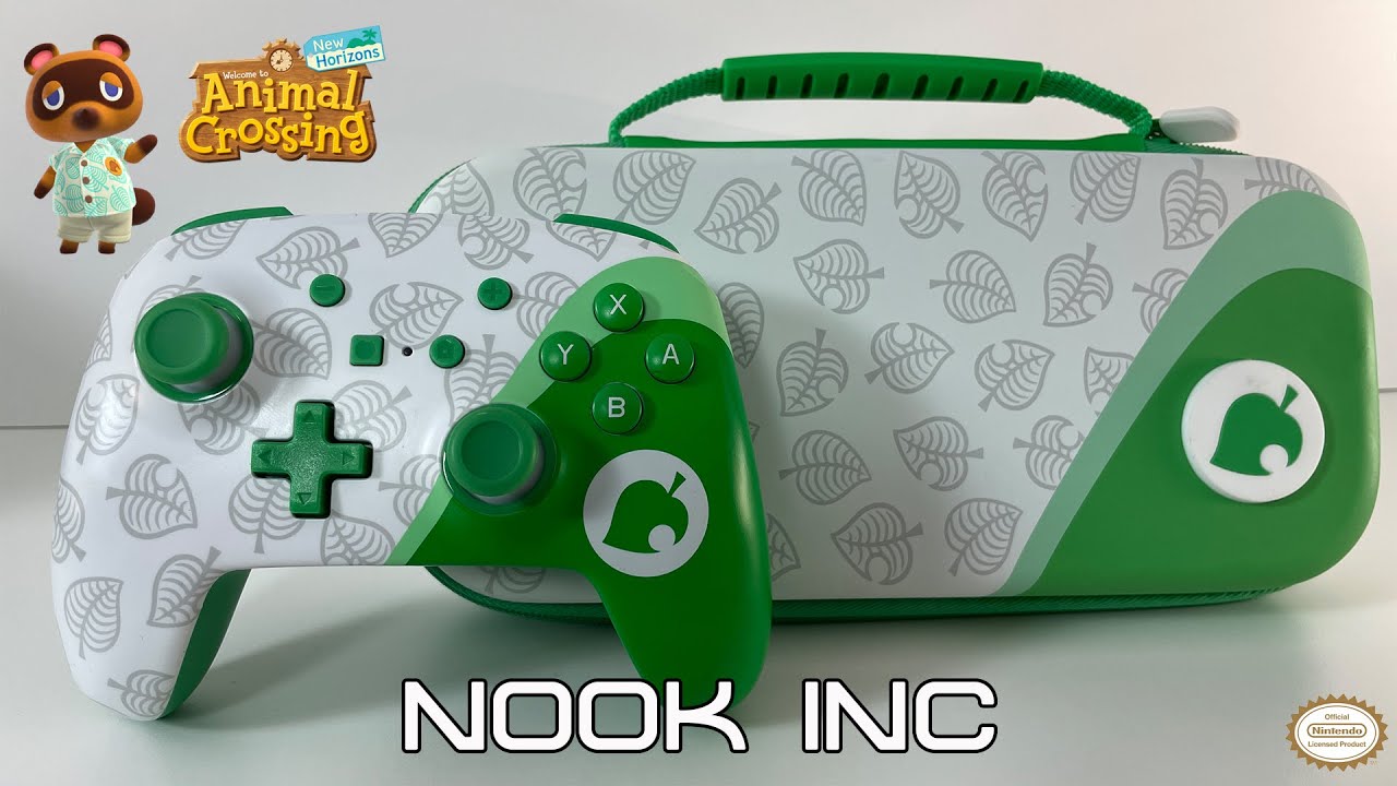 Animal Crossing New Horizons: Nook Inc Enhanced Wireless Controller and ...