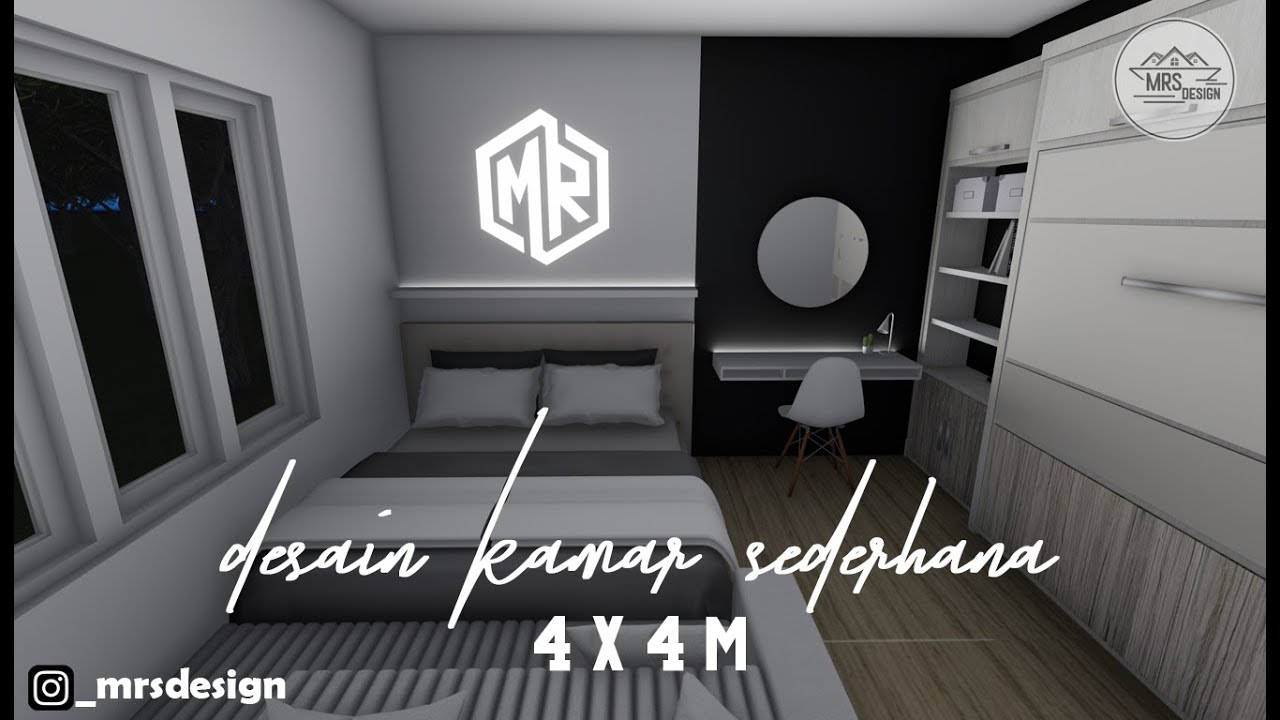 Desain Kamar 4x4 Meter - YouTube