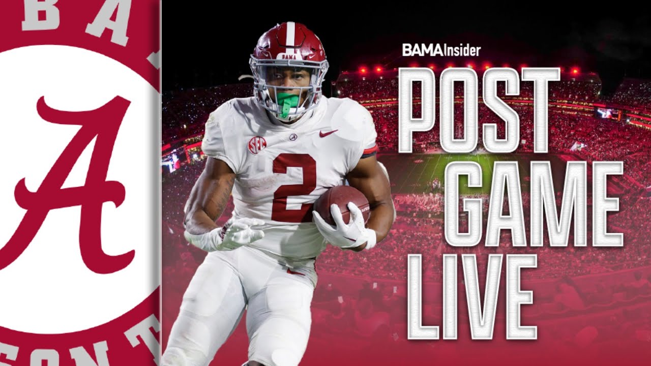 POST GAME SHOW: Alabama Crimson Tide Football | Alabama at Ole Miss ...