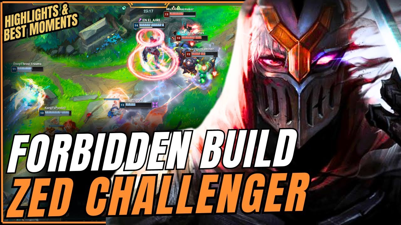 INMORTAL! THE GOD ZED! Zed mid montage & gameplay guide | S13 Patch 13.19 🥇 - YouTube