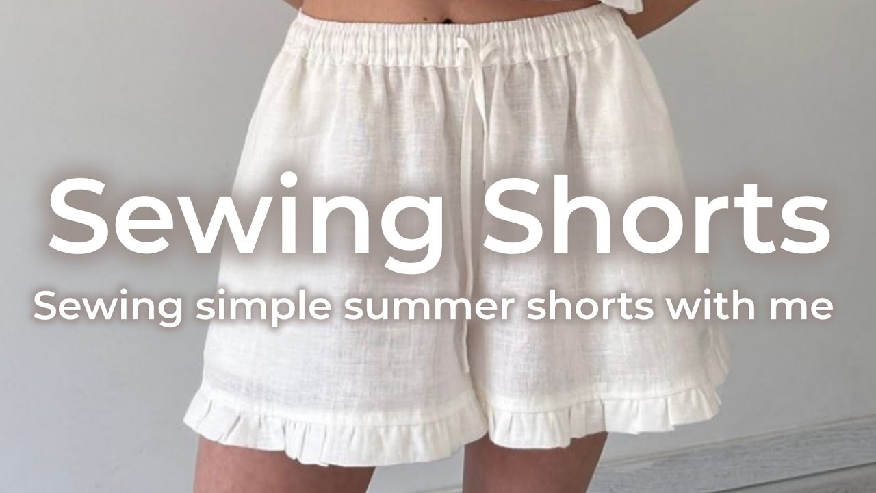 [ Ruffle Shorts ] Sewing shorts tutorial • DIY sew 📌 - YouTube