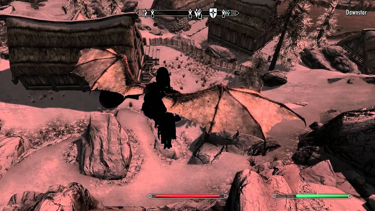 Skyrim Real Flying mod - YouTube