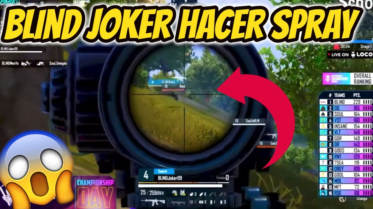 Blind Joker Hacker Spray | Soul Vs Blind | Jonathan 1v4 - YouTube