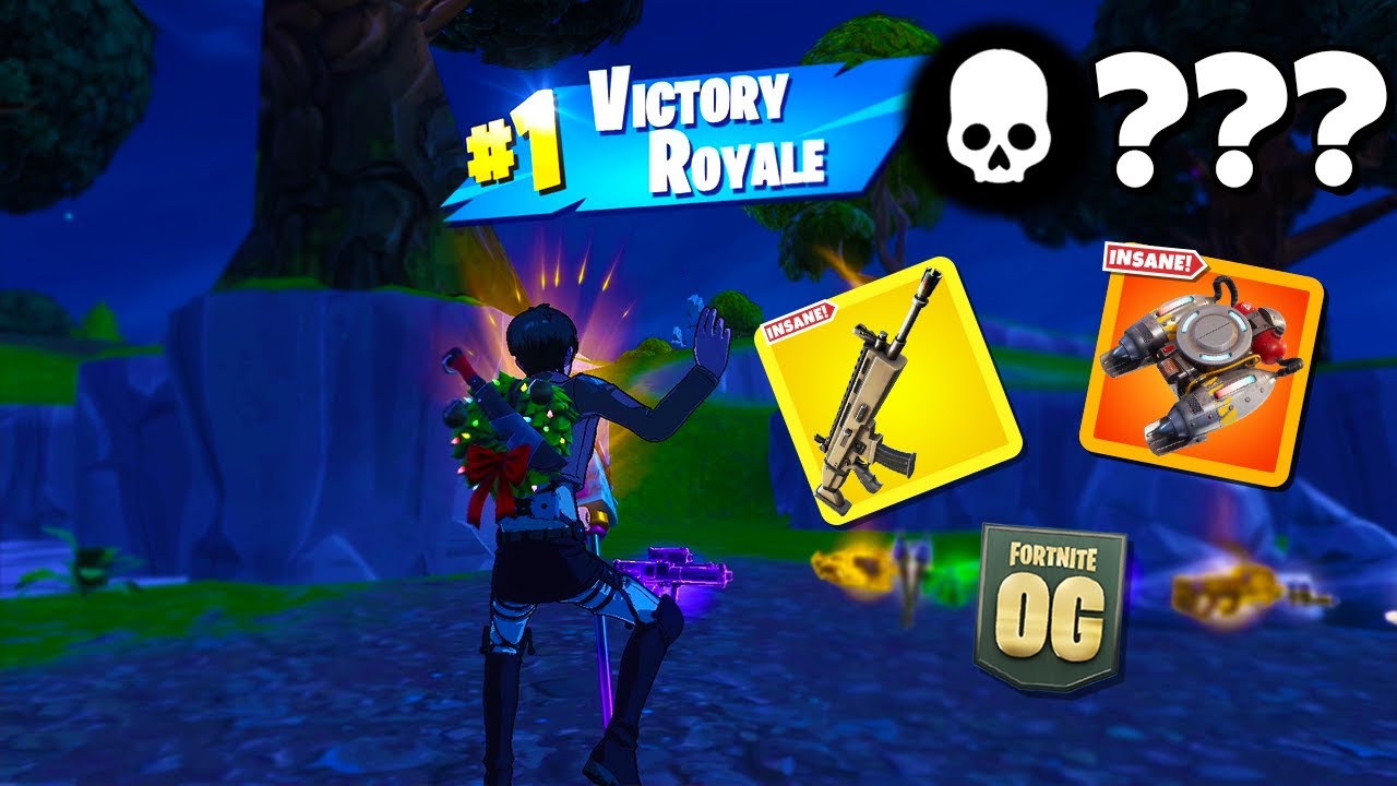 High Elimination Solo Win Gameplay (Fortnite OG Zero Builds) - YouTube