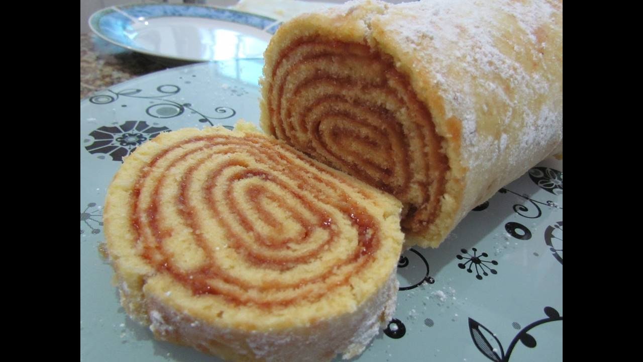 BOLO DE ROLO - Receitas da vo Lurdes - YouTube