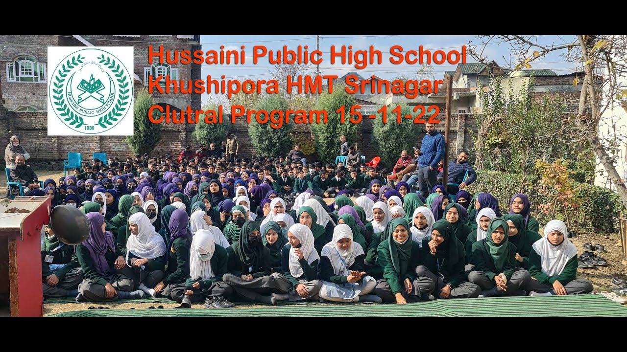 Hussaini Public High School Khushipora HMT sgr Culture program - YouTube