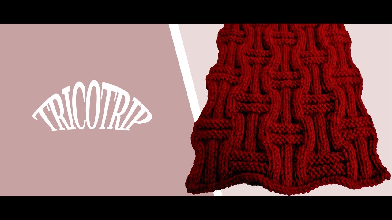 Tricotrip - Motif #2 - Tricot motif - Knit Pattern - Tutorial - YouTube
