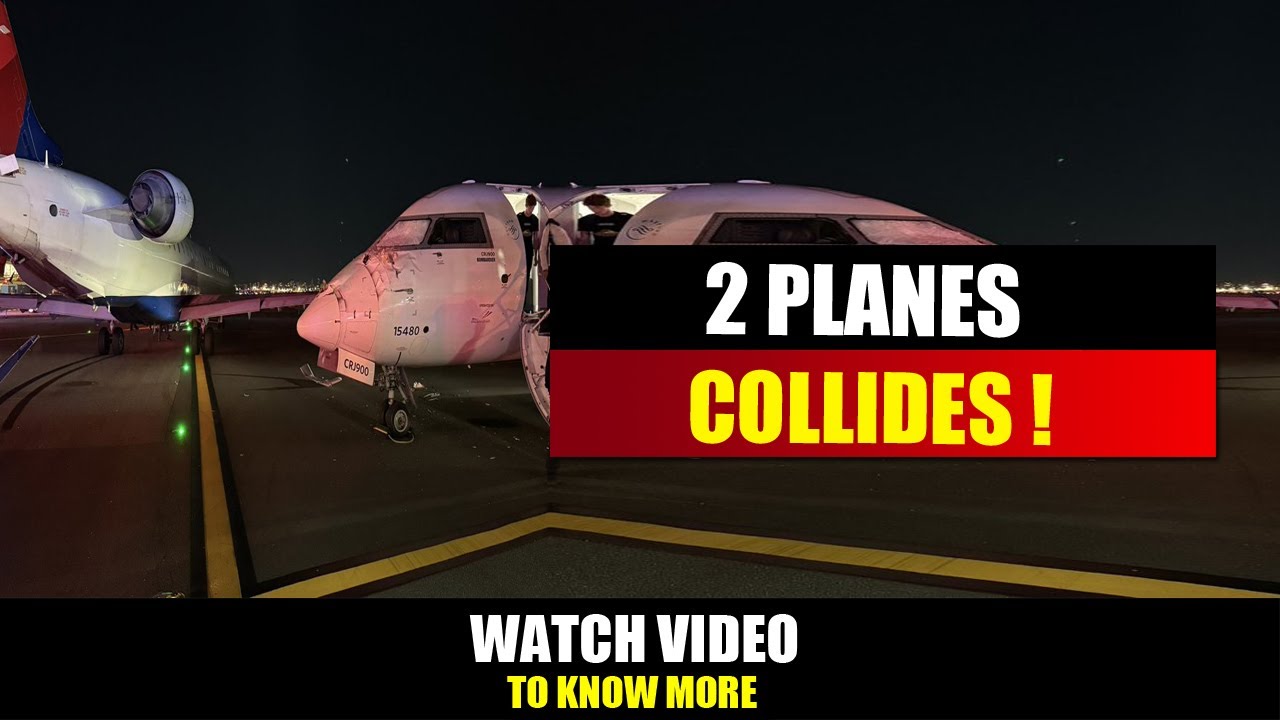 Delta Jets Collide At Laguardia Airport - YouTube