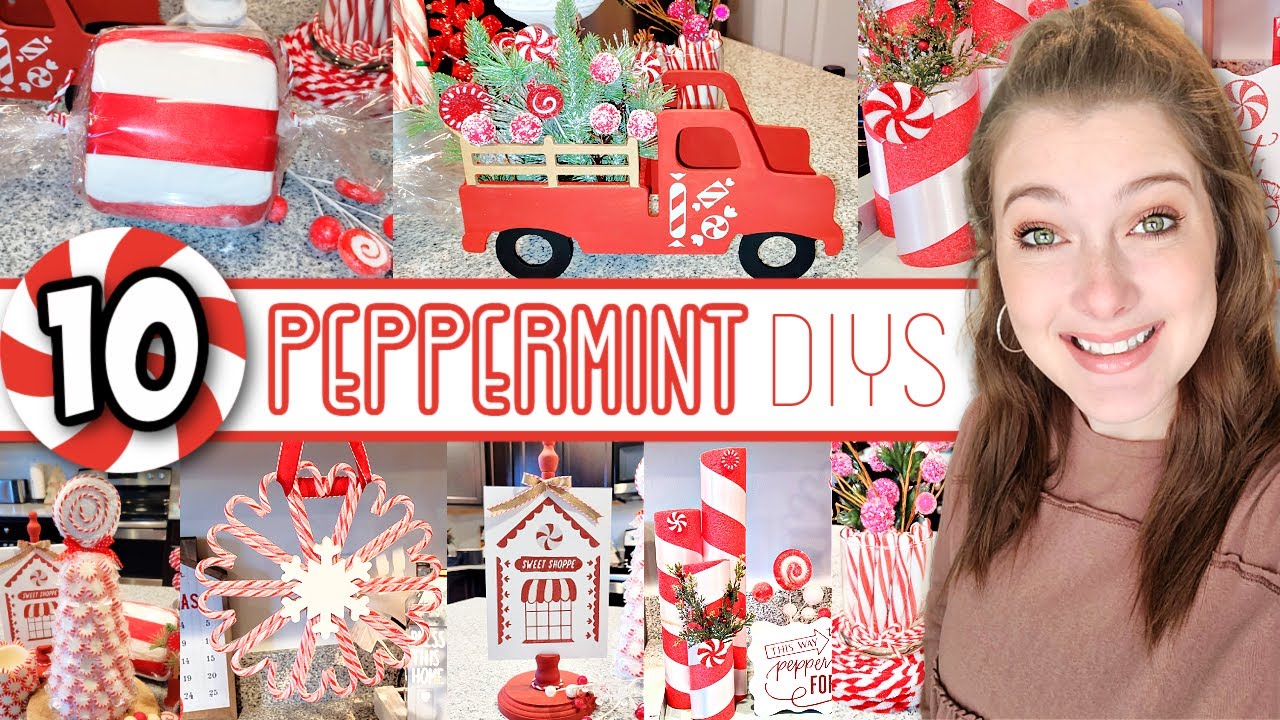 10 ADORABLE Peppermint DIYs For CHRISTMAS In 2021 | DIY Toilet Paper ...