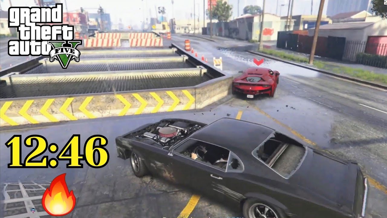 CRAZY CAR CHASE THRU LOS SANTOS !! | GTA 5 ONLINE - YouTube