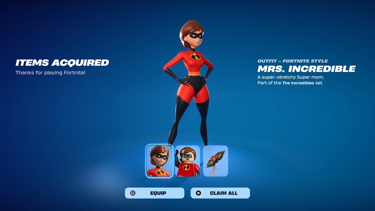 How To Get Mrs. Incredible Skin FREE In Fortnite (Unlocked LEGO Mrs ...