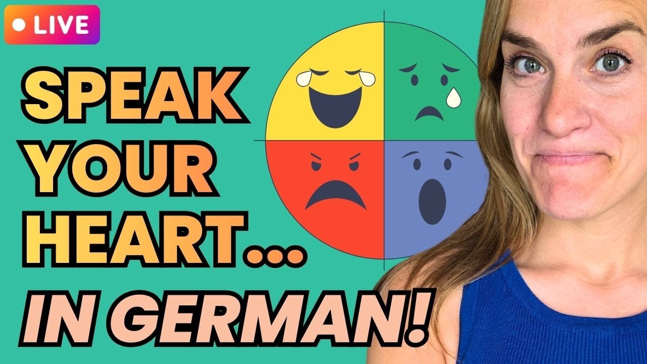 🎥 LIVE: Mögen, Lieben oder Hassen? Express Your Feelings in German 📱 ...