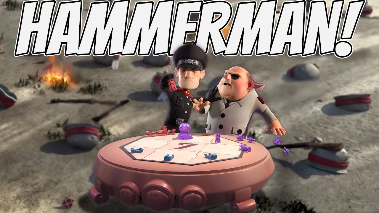 Best Base Design for Hammerman Attacks - Boom Beach - YouTube