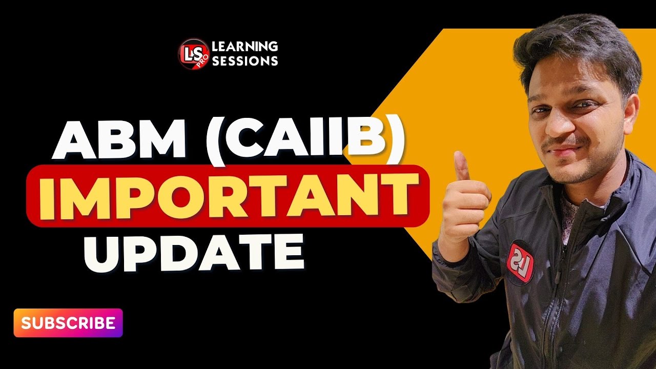 Abm Caiib Update Do Not Cover These Chapters From All 4 Modules Youtube