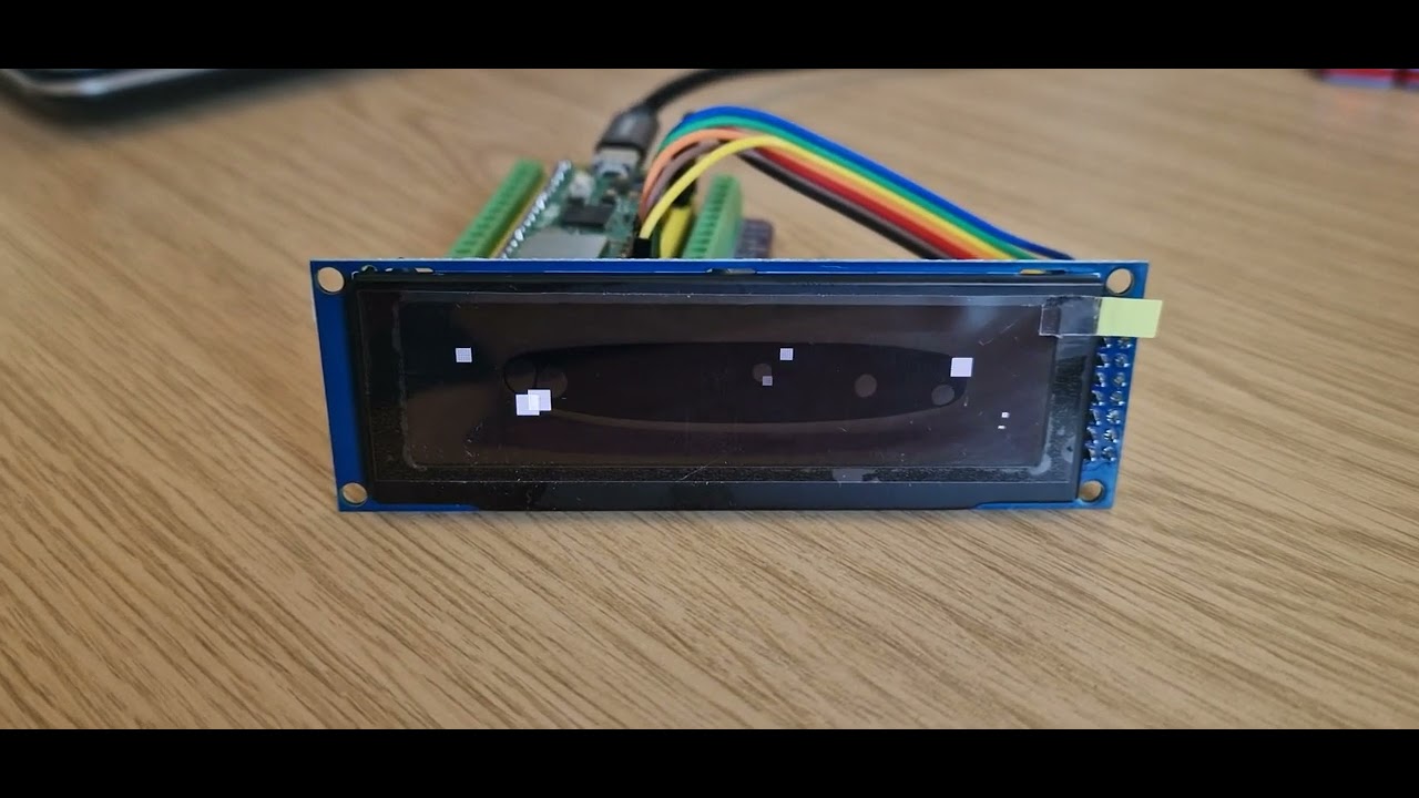 4 Wire SPI demo of an SSD1322 OLED at 60 fps - YouTube