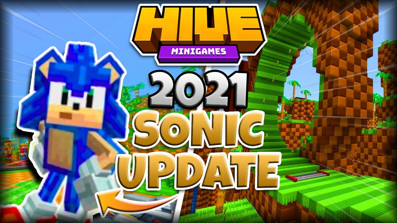 Sonic the Hedgehog on the HIVE??? | Hive Minigames Sonic Update ...