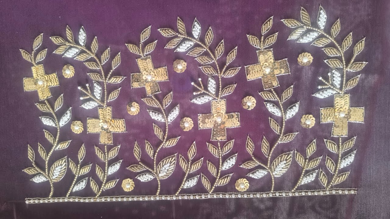 Hand work kadai | hand work suit kadai | butik suit design | hand kadai ...