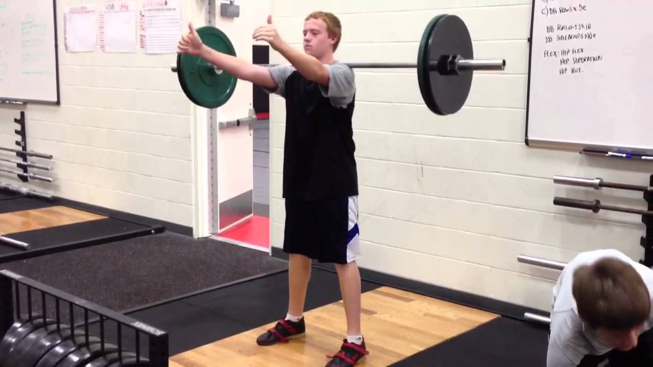 Learn how to squat - free hand front squat - YouTube