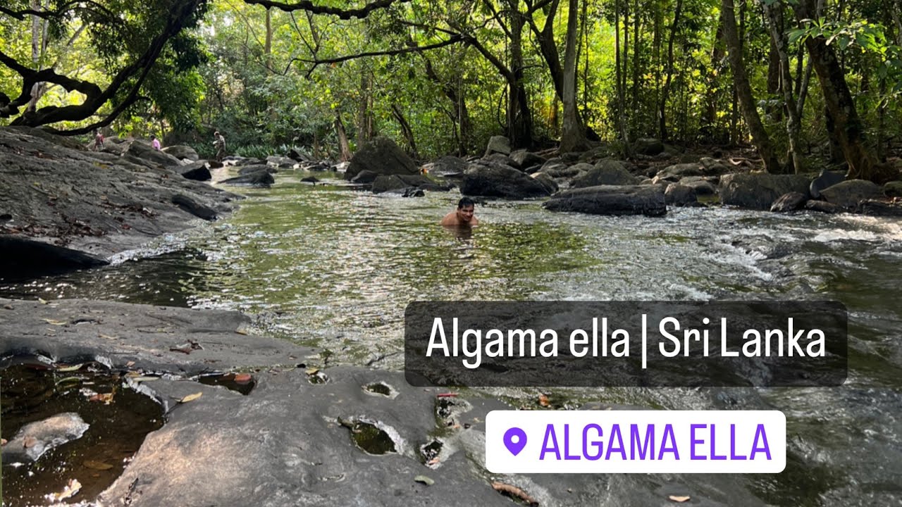 Algama Ella Falls / Uduwaka Falls (අල්ගම ඇල්ල) | Sri Lanka | uncut full ...