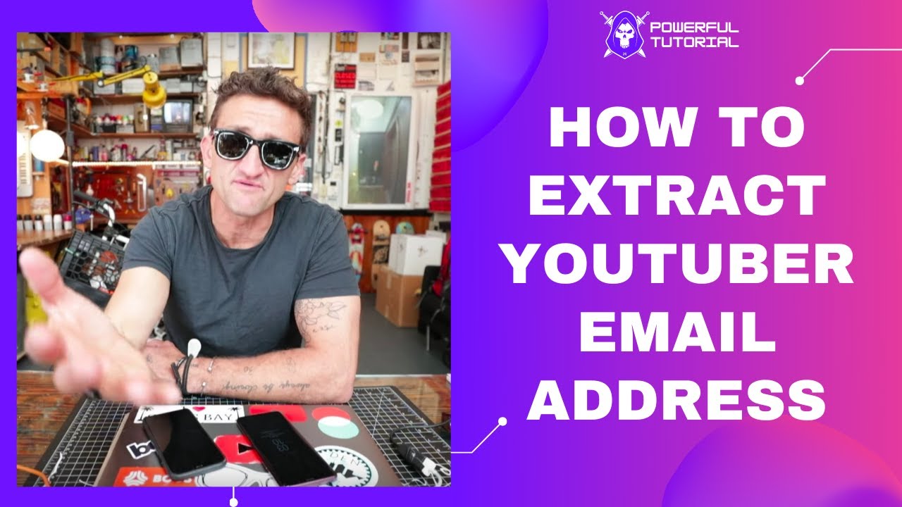 How To Extract Youtuber Email Address - YouTube