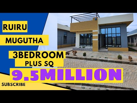 HIDDEN GEM IN RUIRU | 3BEDROOM + SQ FOR 9.5MILLION | IN MUGUTHA RUIRU ...