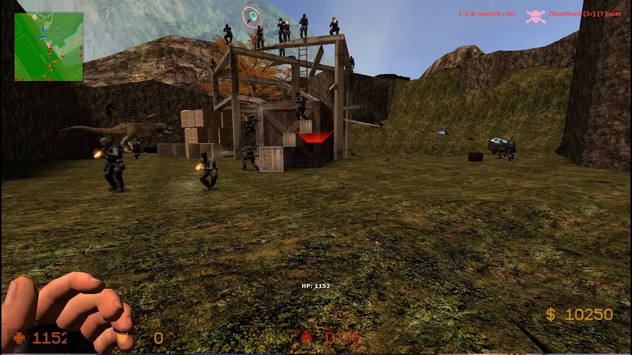 zm dino day map in Counter-Strike: Source (CSS) - Zombies (156) - YouTube