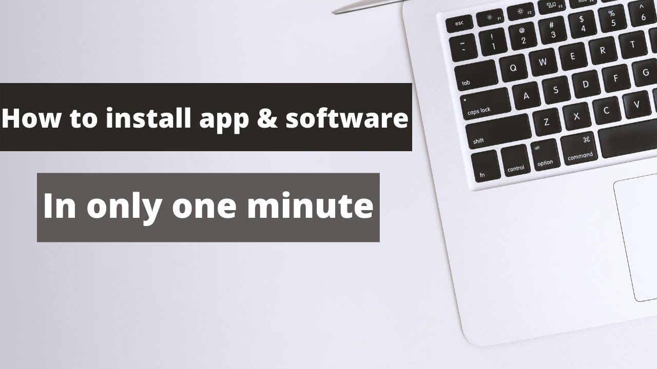 How to install application & software | run application in window 10 ...