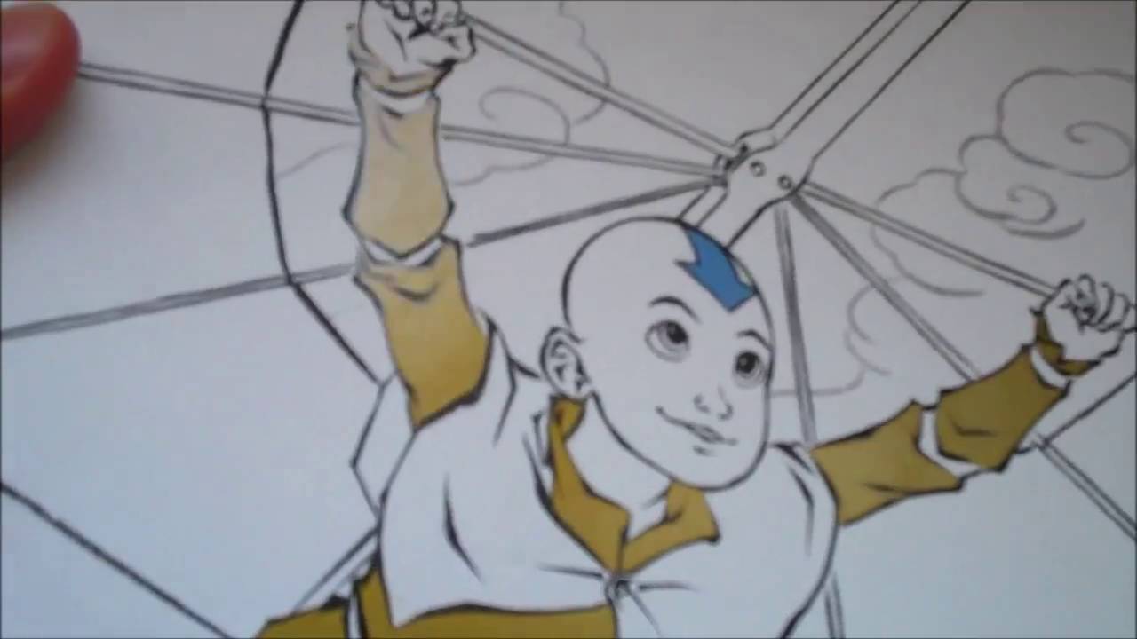 Avatar The Last Airbender Dark Horse Colouring Book Review - YouTube