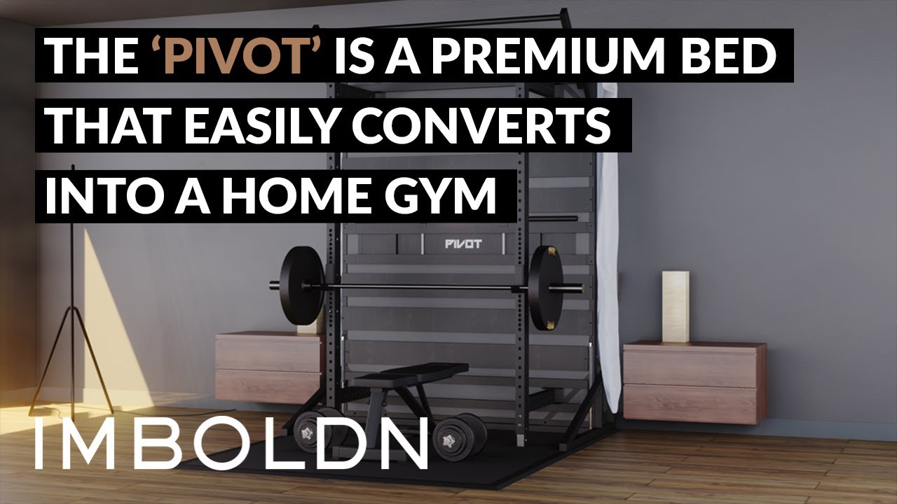 The PIVOT Is A Premium Bed That Easily Converts Into A Home Gym - YouTube