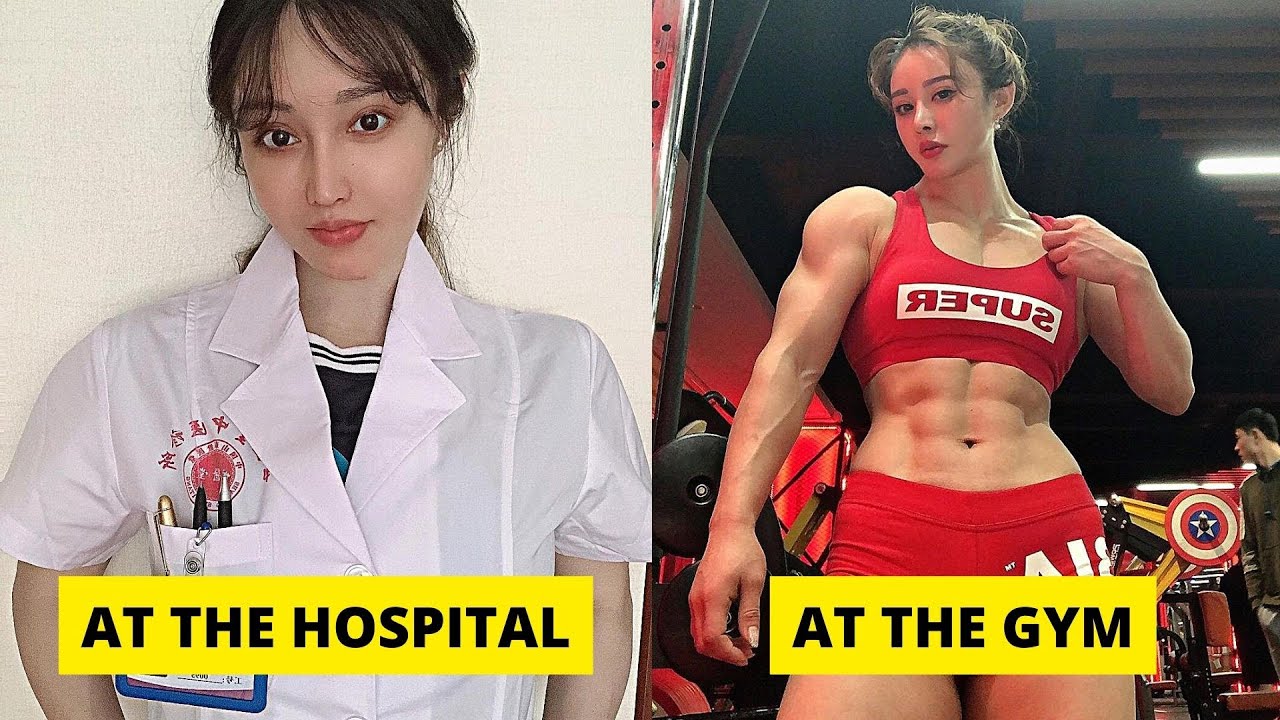 The Most Muscular Nurse In The World - Yuan Herong - YouTube