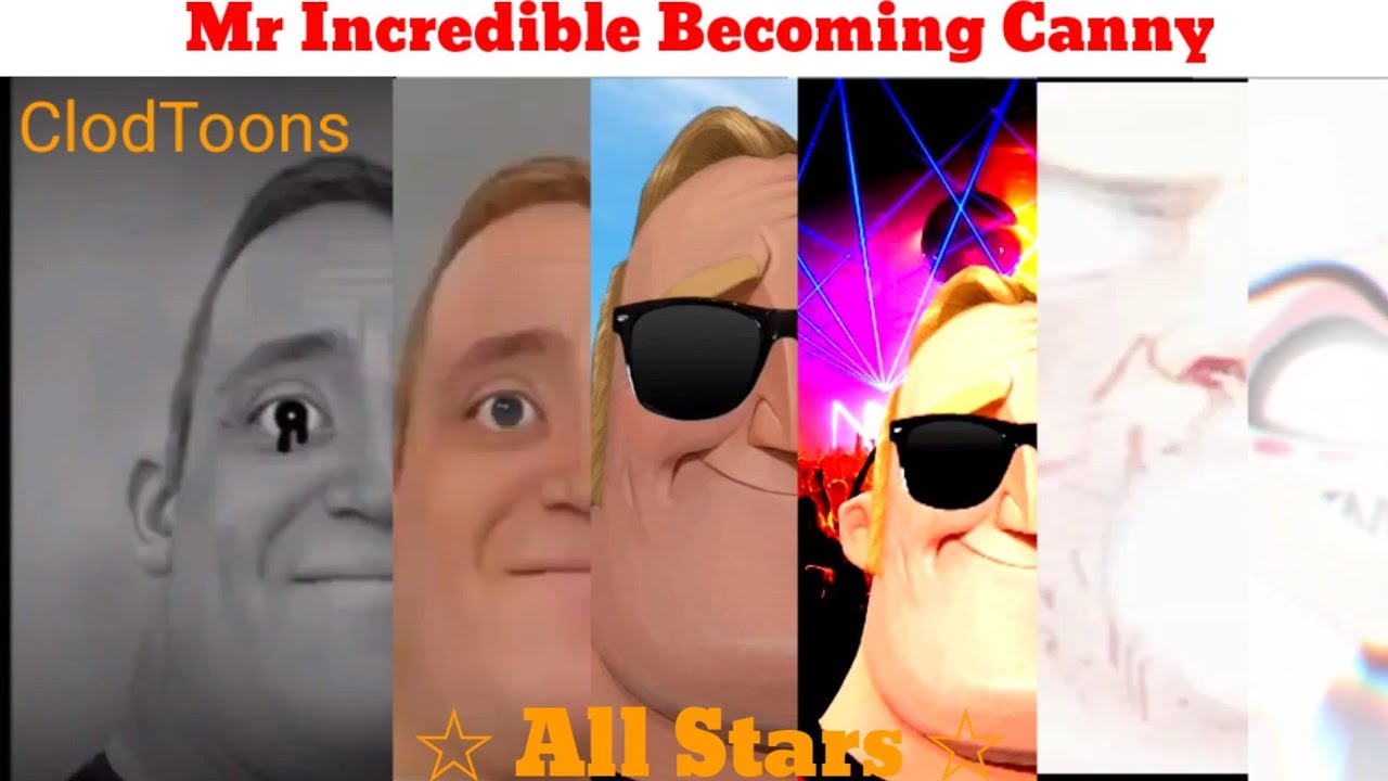 Mr incredible becoming canny: 1 hour all-stars trailer - YouTube