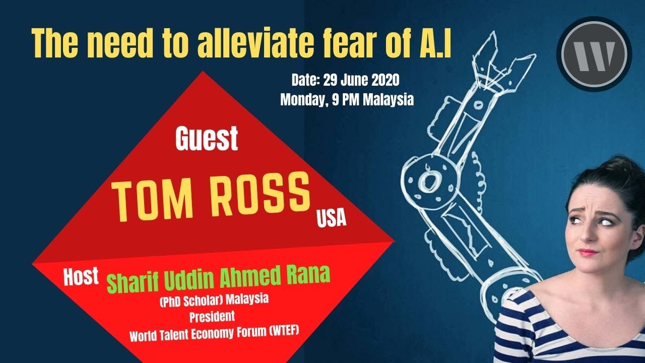 The need to alleviate fear of A I - YouTube