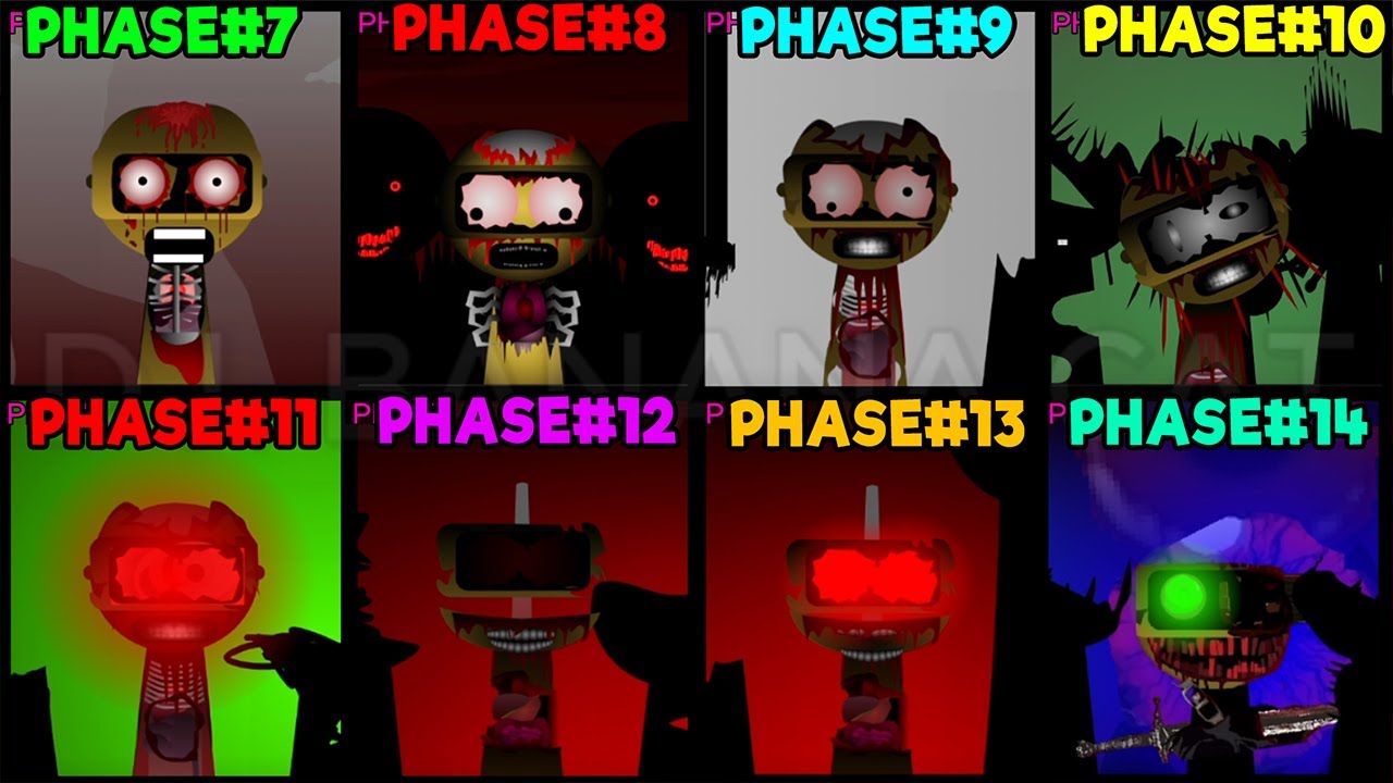 Phase7-8-9-10 VS Phase11 VS Phase12 VS Phase13 VS Phase14 in Incredibox ...