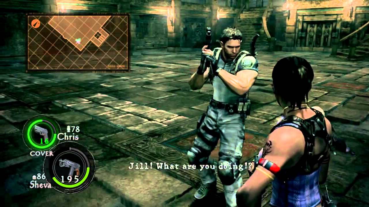 Resident evil 5 Sheva walkthrough part-30 { Excella Gionne stop right ...
